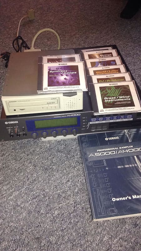Yamaha A4000 Sampler, CD Drive + Sample Library | Reverb Australia