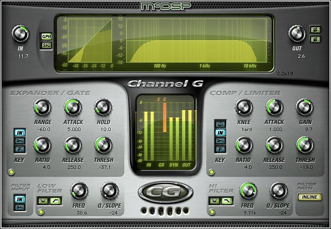 mcdsp channel g v6 native plugin 2011-2023 ilok license | Reverb