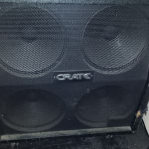 Crate G412SL 4 x 10 Slant Guitar Speaker Cabinet Cab w/ | Reverb