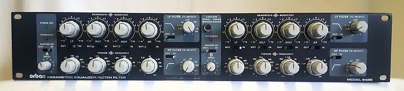 ORBAN 642B Vintage Stereo Parametric Equalizer / Notch Filter | Reverb