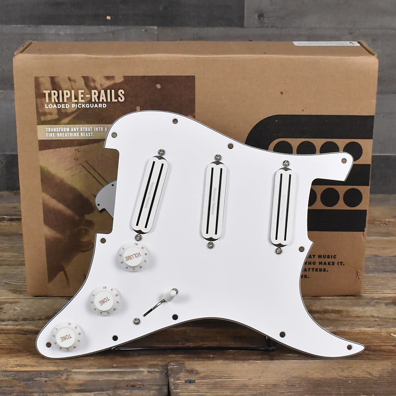 Pre-Owned Seymour Duncan Triple Rails Loaded Stratocaster | Reverb