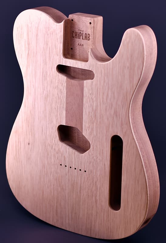 Voronoi-Chambered Mahogany Telecaster Body - DIY Builds - | Reverb