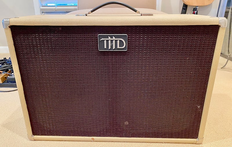 THD 2x12 Guitar Speaker Cabinet 2000s - Tan / Creme | Reverb