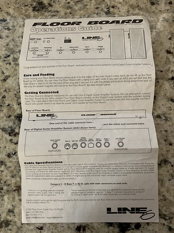 Line 6 Floor Board Guide | Reverb