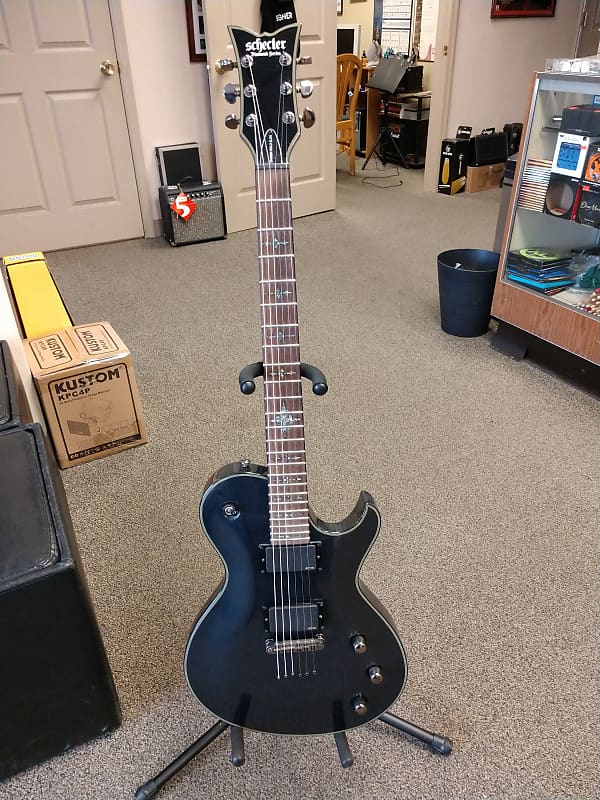 Schecter Damien Solo Elite 2019 Dark Blue | Reverb