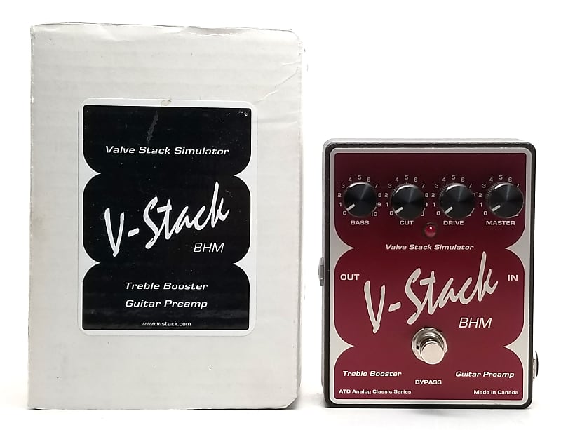 used ATD V-Stack BHM Treble Booster Guitar Preamp, Very Good | Reverb