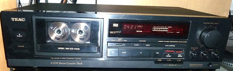HIGH END TEAC V-670 (SAME AS TASCAM 103) 3 HEAD CASSETTE | Reverb