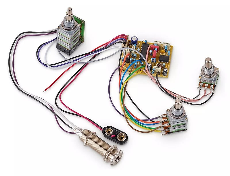 Warwick MEC Preamp, 3-Band Thumb Bass style system 3-holes | Reverb