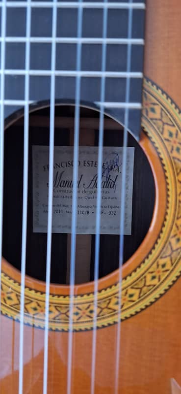 GUITARE CLASSIQUE DE LUTHIER MANUEL ADALID 11 C/B Signée | Reverb