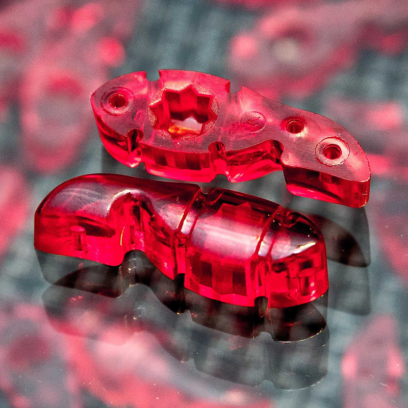 Tuner Fish Lug Locks - 4 / Red | Reverb