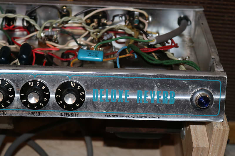 Complete 1970s Fender Deluxe Reverb Chassis - Fully Working | Reverb