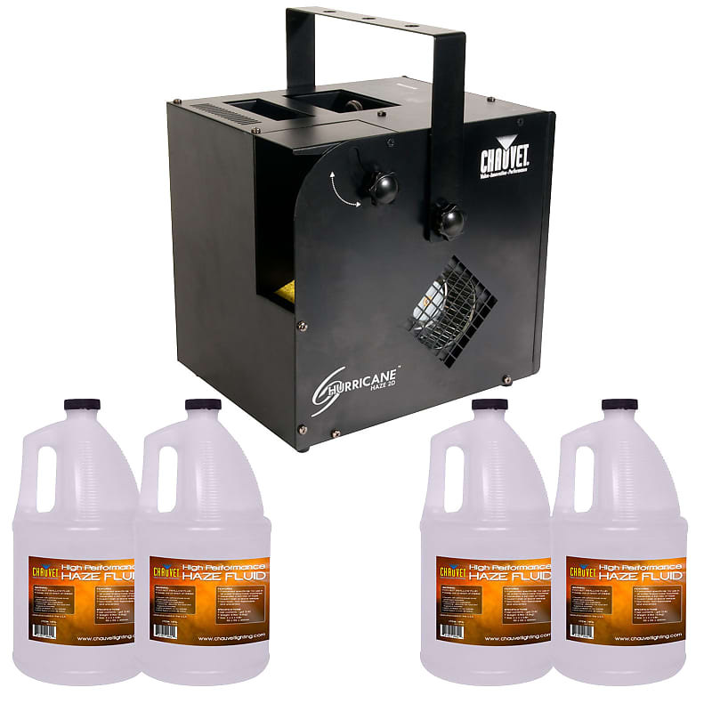 Chauvet DJ Hurricane Haze 2D Haze/Smoke Machine + Remote + 4 | Reverb