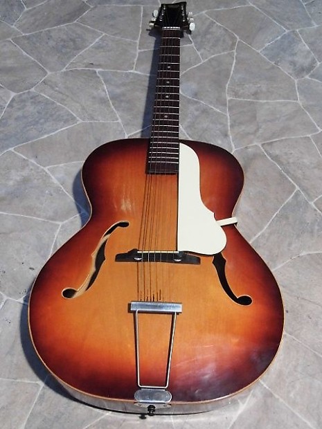 vintage MUSIMA thin archtop Jazz GUITAR Schlaggitarre | Reverb Canada