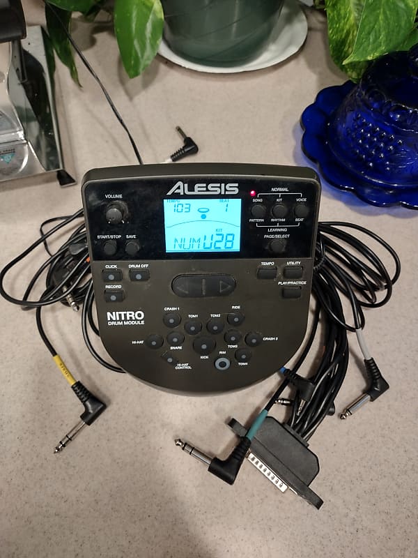 Alesis DM7X Nitro Drum Module Brain with Wiring Harness Works | Reverb