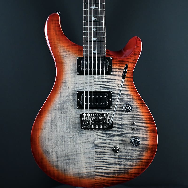 PRS SE Custom 24-08 Charcoal Cherry Burst #406 | Reverb