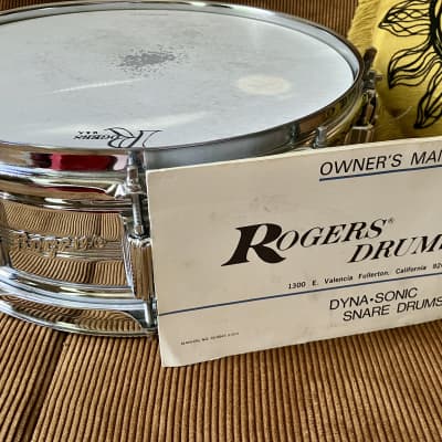 1970s Rogers 5x14 Dynasonic Snare Drum | Reverb