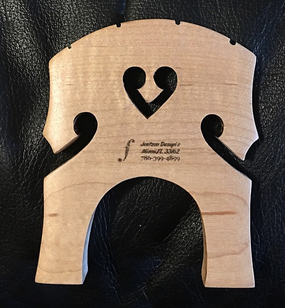 Baby Bass Wooden Custom Bridge. | Reverb