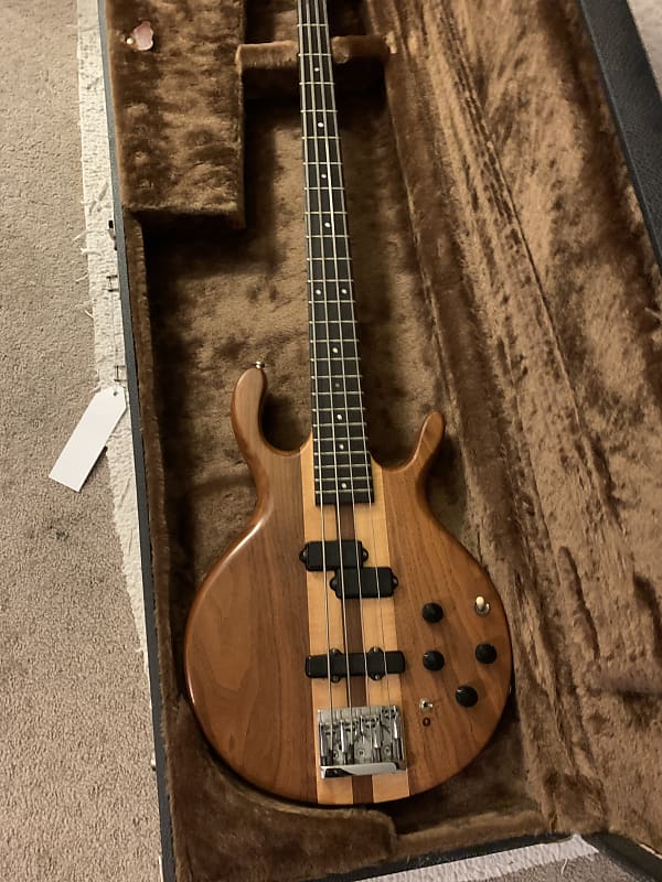M V Pedulla Interceptor 1984 Natural Electric Bass Guitar | Reverb