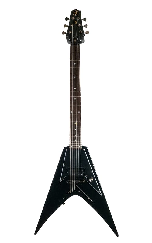 Samick SV10LBK Flying V (Black) | Reverb