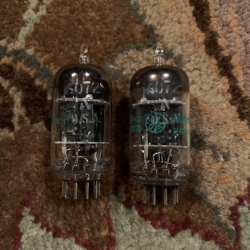 Matched Pair of NOS GE 5 Star 6072 / 12AY7 Tubes (DW Fearn, | Reverb