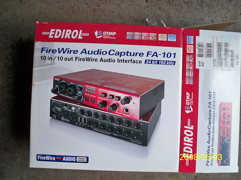 Edirol Firewire Audio Capture FA-101 mid-90s - Red | Reverb