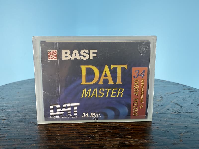 BASF DAT Master 34 Minute DAT Digital Audio Tape New | Reverb