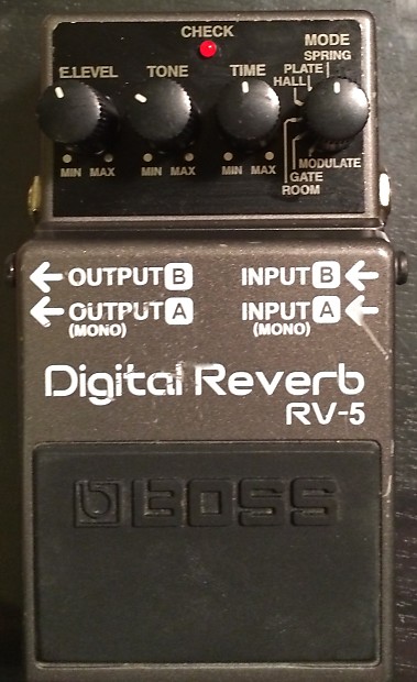 Boss Digital Reverb RV-5 Ancient Brown | Reverb