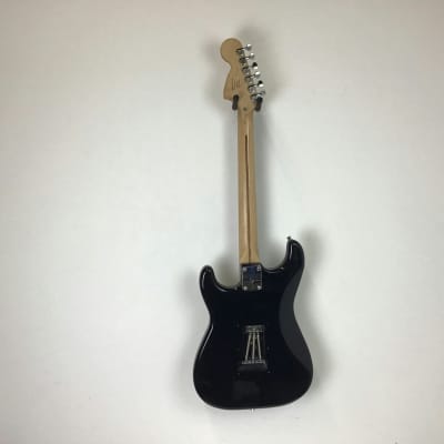 Used Squier PARTSCASTER STRAT Electric Guitars Black | Reverb