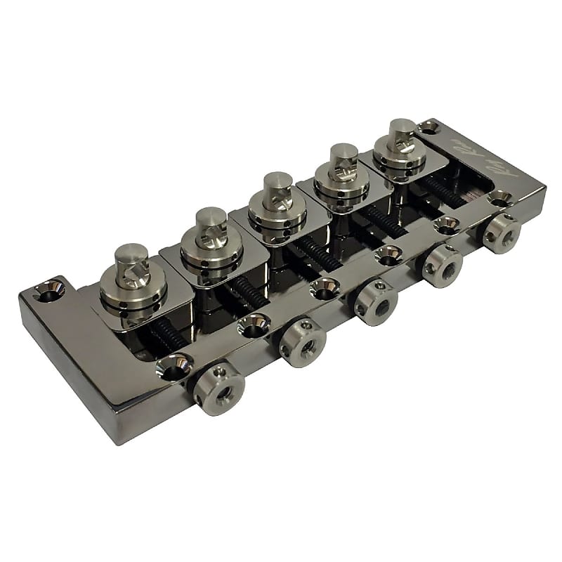 Genuine Ray Ross Bass Bridge 5 String 17mm Black Nickel | Reverb