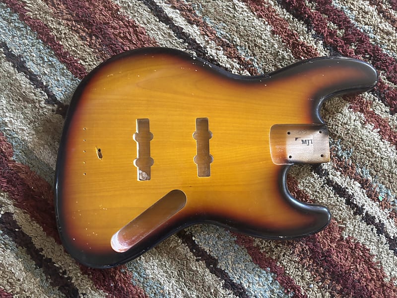 MJT JBT Jazz Bass Body 2024 - 3 Color Sunburst | Reverb