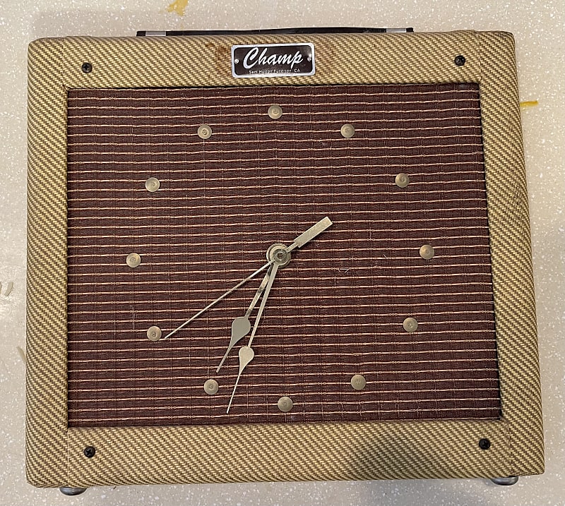 Fender Amp clock - Tweed | Reverb