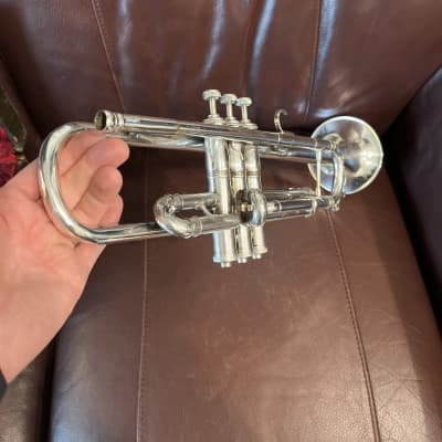 King Master Model Bb trumpet (Triple silver plated) (1929) | Reverb