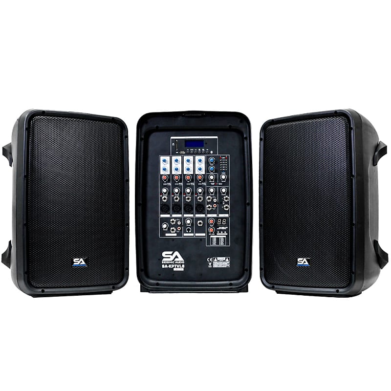 Seismic Audio - Portable 8 Channel 500 Watt 8 Inch PA/DJ | Reverb