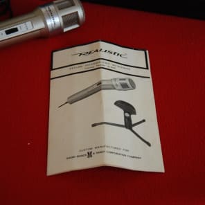 Vintage Realistic Dynamic Reverb microphone - built in Spring | Reverb