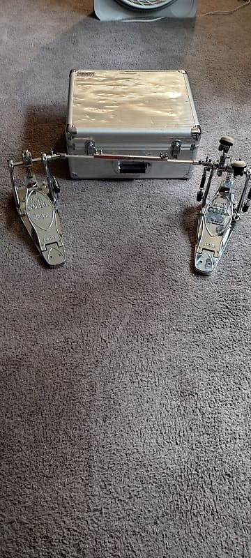 Tama Chrome Iron Cobra Double Bass Pedal W/ Case - Chrome | Reverb