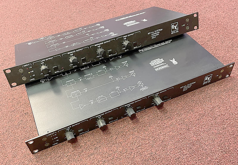 EV MTX-4A 4-Way Crossover for MT4 System (PAIR) | Reverb