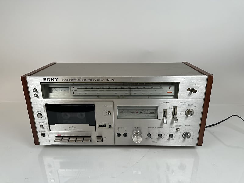 Sony HST-49 Stereo Cassette Deck Receiver/ Program Sensor | Reverb