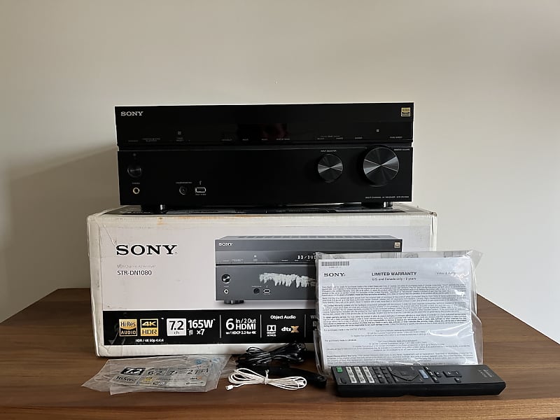 Sony STR-DN1080 7.2 channel AV receiver, with accessories, | Reverb