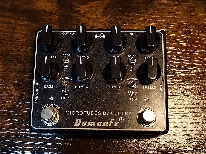 Demon FX Microtube D7K "Bass" Preamp - Black | Reverb