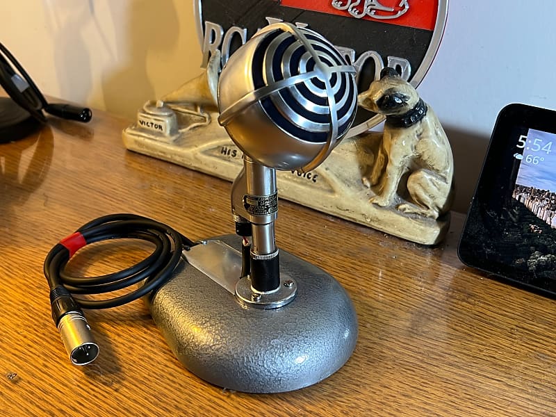 NOS SHURE 730B Crystal Microphone, 1930's era, working great, | Reverb