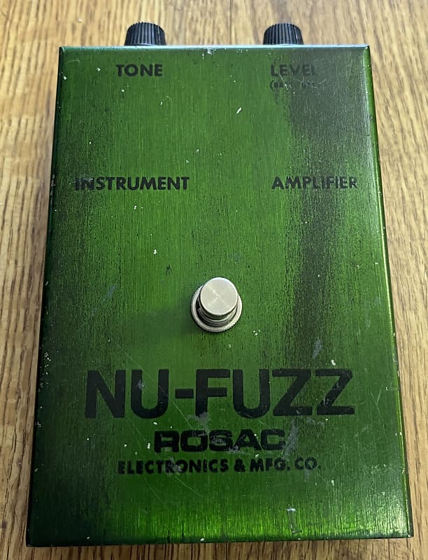 ***ROSAC NU-FUZZ VINTAGE FUZZ PEDAL GREEN (USED) | Reverb
