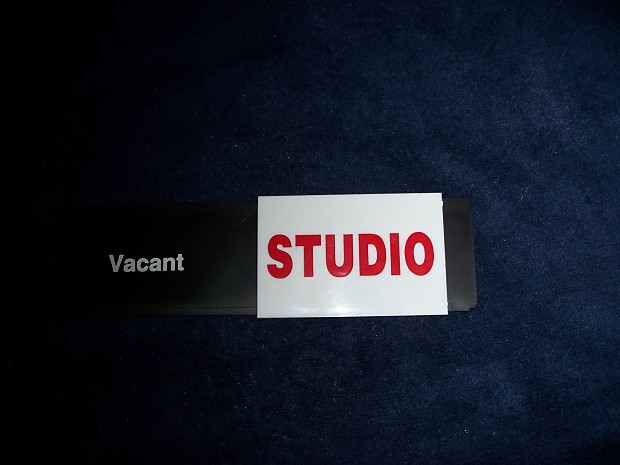 Sliding Studio Door Sign | Reverb