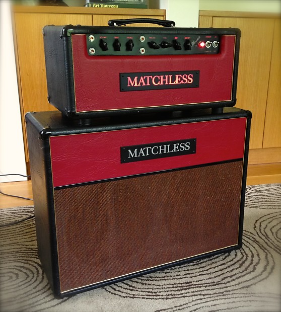 Matchless Phoenix 35 Amp Head 2003 Black/Red | Reverb