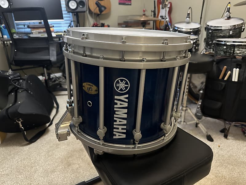 Yamaha MS9314 SFZ Marching Snare Drum 2010s - Blue | Reverb