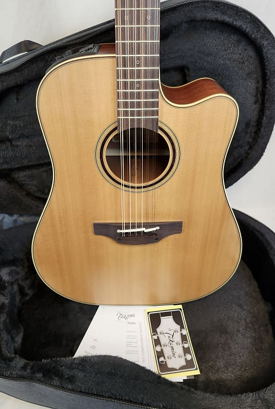 Takamine P3DC-12 Dreadnought 12-String Venetian Cutaway, | Reverb