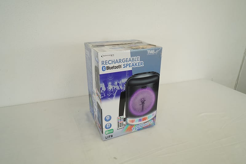 Technical Pro LIT8 Portable 8" Bluetooth LED Party Speaker | Reverb