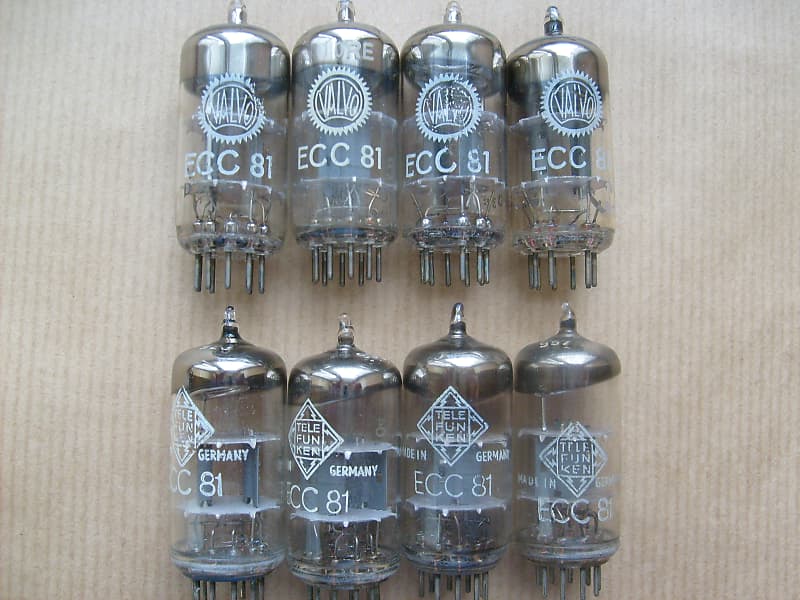 Telefunken ECC81 Tubes 12AT7 | Reverb