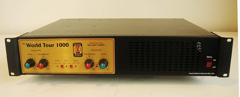 Eden WT-1000 Bass Power Amp *1000 Watts @ 4 Ohms *Made in USA | Reverb