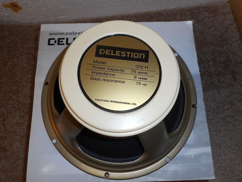 Celestion G12H-75 Creamback, 8-Ohm, 75-Watt, 12-Inch Guitar | Reverb