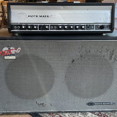 Vintage 1960's Teisco Checkmate 50 Tube Amp w/ Original 2 x | Reverb